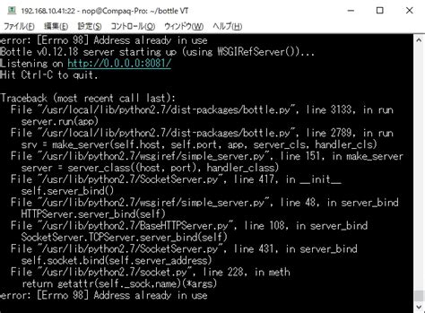 flaskを使ってみる
