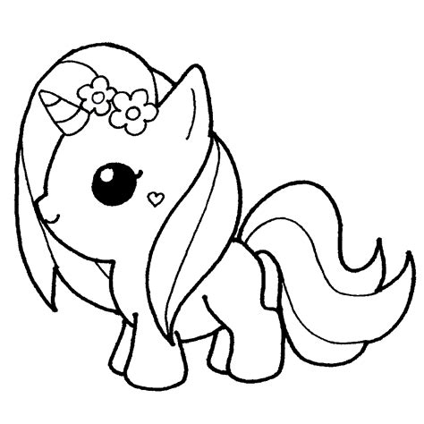 Dibujos De Unicornios Para Colorear Kawaii Dibujando Con Vani