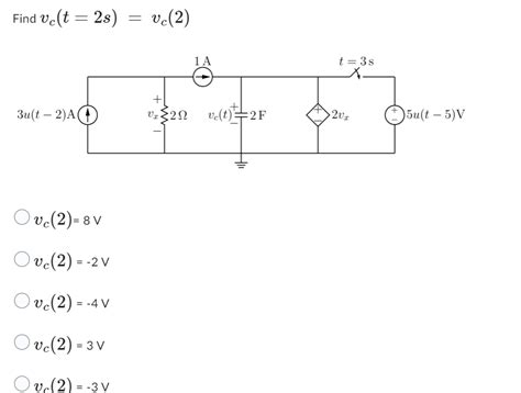 Solved Vc T S Vc Vc V Vc V Vc V Chegg Com