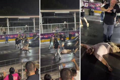 Shocking Video Of Man Getting Head Stomped At Texas Drag Strip