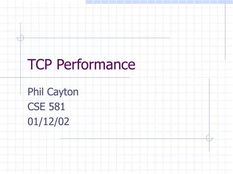 Ppt Tcp Performance Powerpoint Presentation Free Download Id4247643