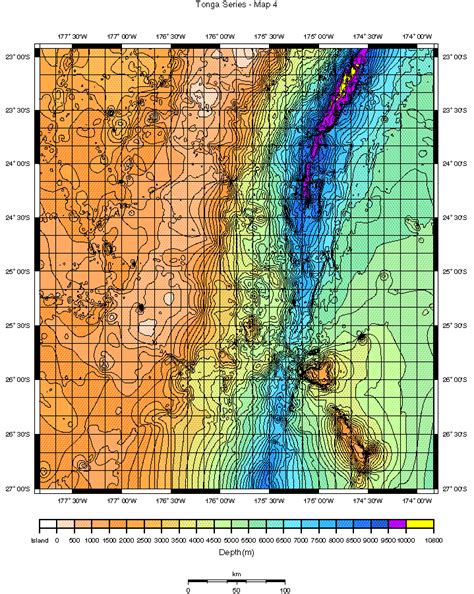 Bathymetry Of The Tonga Trench And Forearc A Map Series