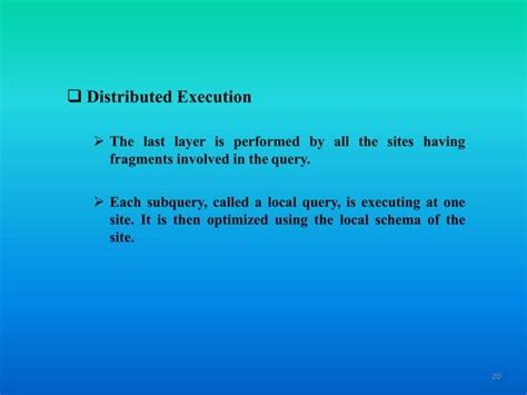 Query Processing In Distributed Database System Pptx Databases