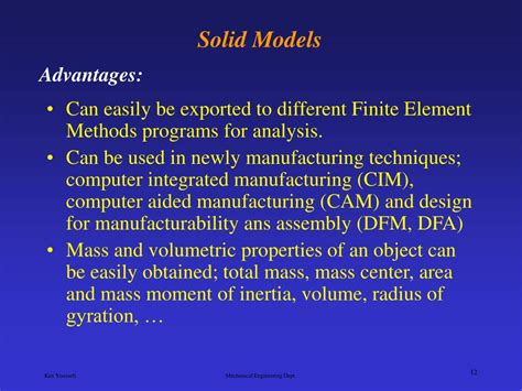 Ppt Introduction To Solid Modeling Parametric Modeling Powerpoint Presentation Id