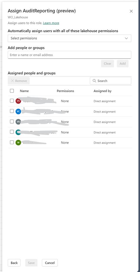 Role Based Access For Lakehouse Preview Does This Mean The Below