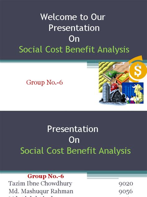 Social Cost Benefit Analysis Overview About Two Approaches Of Scba