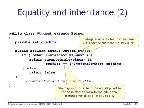 14 Object Relations Overview Object Identity And Equality