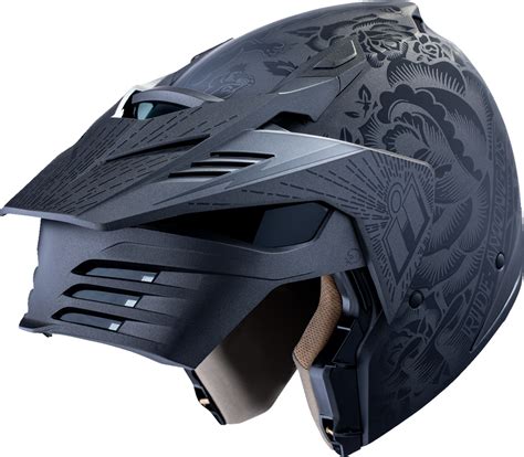 Icon Elsinore Darkgard Modular Helmet Mc Powersports