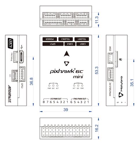 Holybro Pixhawk 6c Mini Px4 Flight Controller