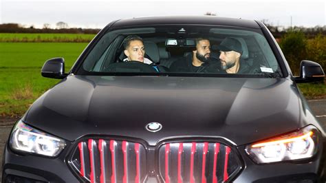 Man Utd Star Antony In Motorway Crash As He Smashes Into Roadworks In
