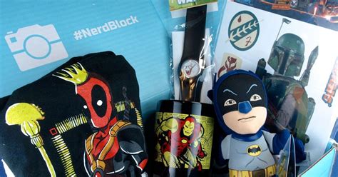 Gift Idea For Him Nerd Block November Unboxing Review The Happy Sloths Beauty Makeup And