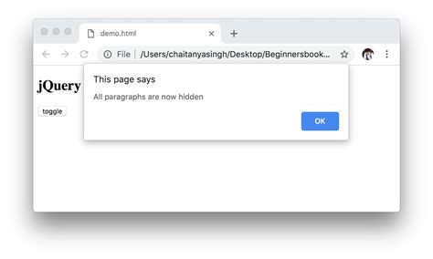 JQuery Toggle Effect