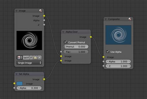 Set Alpha Node — Blender Manual