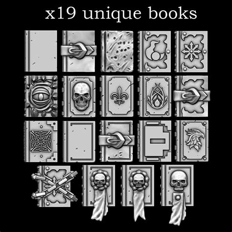 3d File Books And Scrolls 📚・3d Printable Design To Download・cults