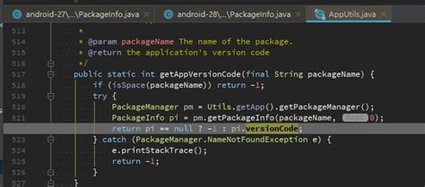 android 27 与 android 28 关于versioncode的问题 · issue 1152 · blankj
