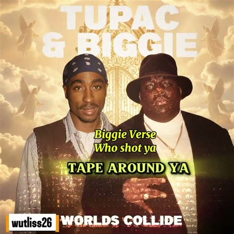 2pac And Biggie Worlds Collide🫡 Verses From Who Shot Ya And Hit Em Up🔥