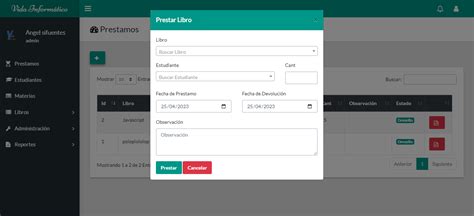 sistema de biblioteca básico php 8 y mysql informática y programación
