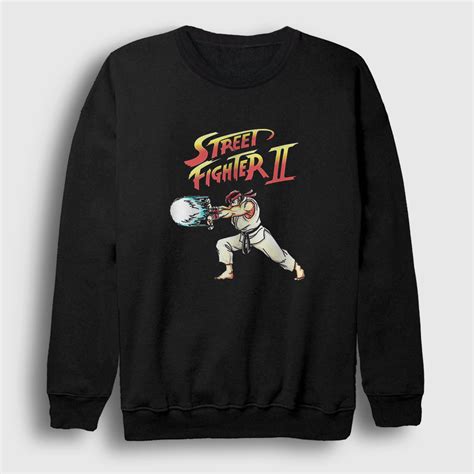 Ryu Hadouken Street Fighter Sweatshirt Presmono