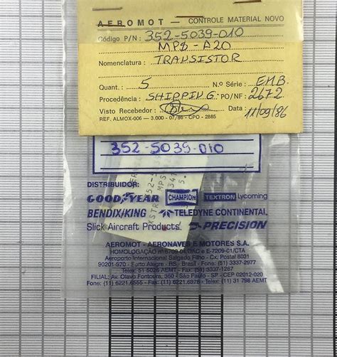 Transistor 352 5039 010 Fibraer