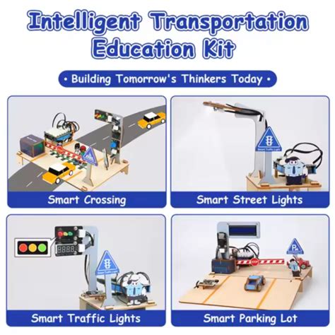 Acebott Esp32 Easy Plug Intelligent Transportation Kit For Stem