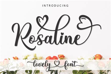 Rosaline Font By Struggle Studio Creative Fabrica