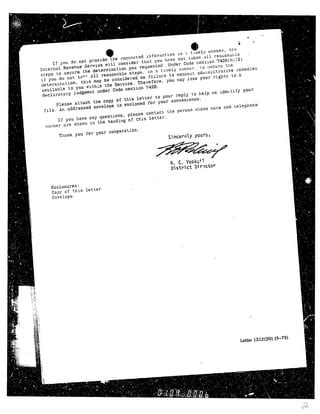 Irs Form May Irs Letter June PDF