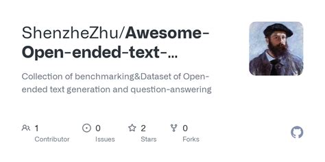 Github Shenzhezhuawesome Open Ended Text Generation Collection Of Benchmarkinganddataset Of