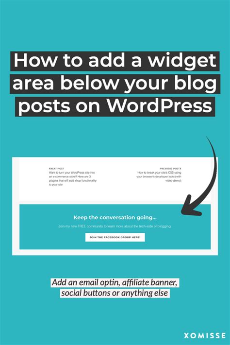 how to add a custom widget area beneath blog posts in wordpress