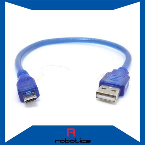 Jual Kabel Micro Usb 50cm Untuk Esp32 Esp8266 Robotdyn Hardisk Kamera
