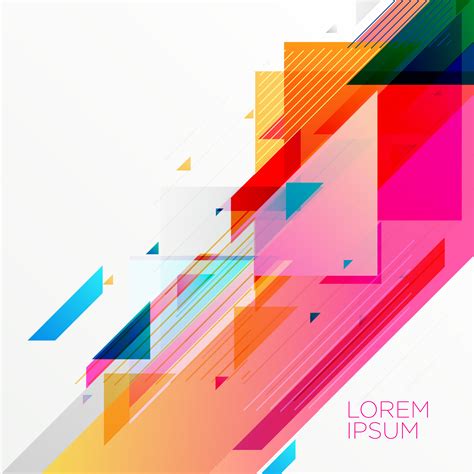 Creative Colorful Abstract Geometric Background Design Download Free Vector Art Stock