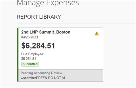 I Have Submitted Concur Expnse For My Recent Confe Sap Concur