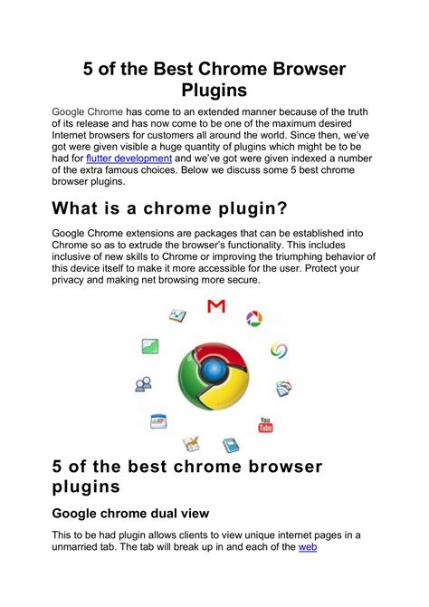 Ppt 5 Of The Best Chrome Browser Plugins Powerpoint Presentation