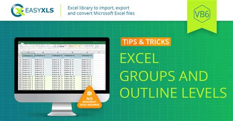 Group Cells In Excel From Vb6 R Easyxls