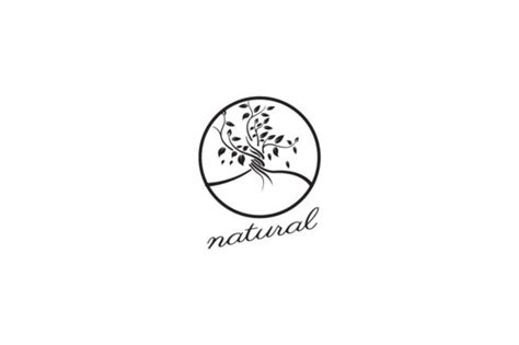 Tree Shape Circle Logo Vector Illustrati Graphic By Cavuart Creative Fabrica