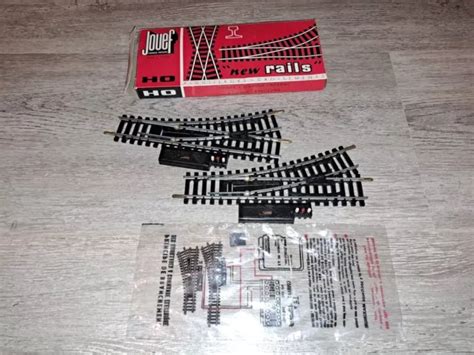 Jouef Ho 2 Aiguillages Gauches Acier Train Electrique 4085 En Boite Eur