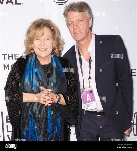 New York Ny April 23 2017 Actress Brenda Vaccaro And Guy Hector