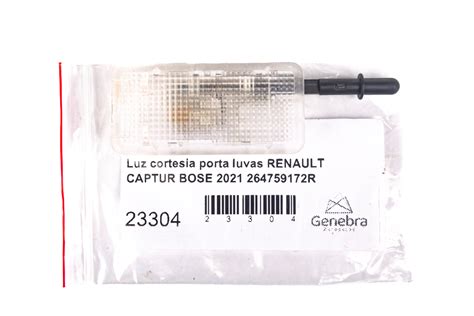 Luz cortesia porta luvas RENAULT CAPTUR 2021 264759172R - Genebra ...