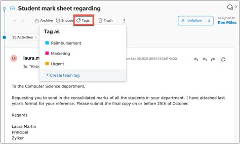 How To Organize Emails In Shared Inboxes Zoho Teaminbox