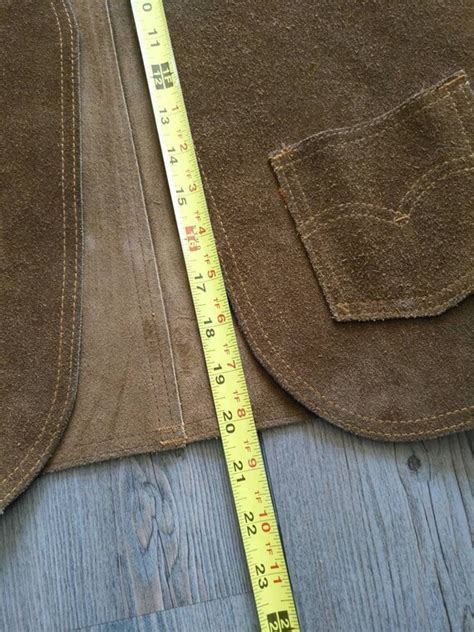1960s Levis Leather Vest Original Vintage 1964 Gem