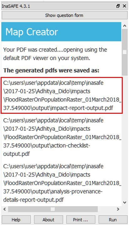 run basic inasafe — inasafe documentation project 3 0 0 documentation