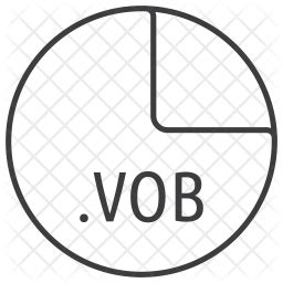 Vob Icon Download In Line Style