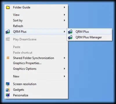 QRM Plus Manager Lets You Create And Selectively Delete Restore Points
