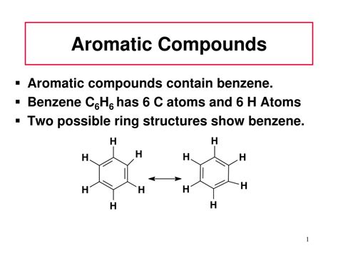 Ppt Aromatic Compounds Powerpoint Presentation Free Download Id 2832490