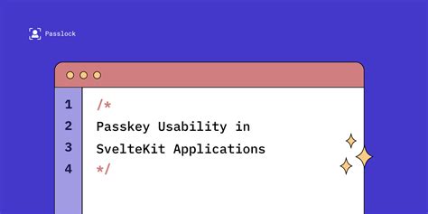 Sveltekit Passkeys Usability Passlockdev