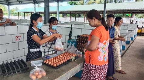 ကျိုက်ထိုမြို့နယ်တွင် စားသောက်ကုန်ပစ္စည်းများ ဈေးနှုန်းချိုသာစွာ ရောင