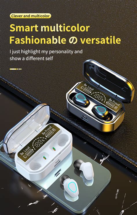 G Tws Earphone Handsfree Earbuds Long Battery True Wireless Headphone With Led Display