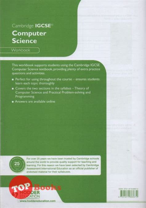[TOPBOOKS Hodder] Cambridge IGCSE Computer Science Workbook
