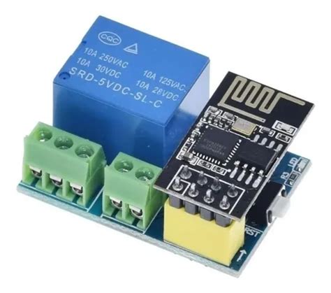 Esp8266 Relay Con Esp01 Wifi Internet Iot Arduino Mercadolibre