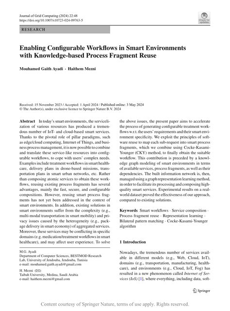 Enabling Configurable Workflows In Smart Environments With Knowledge Based Process Fragment