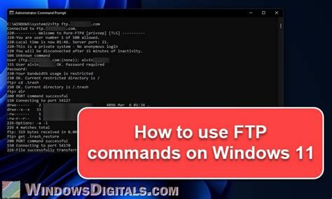 How To Use Ftp Via Command Line In Windows 11 Rwindows10howto